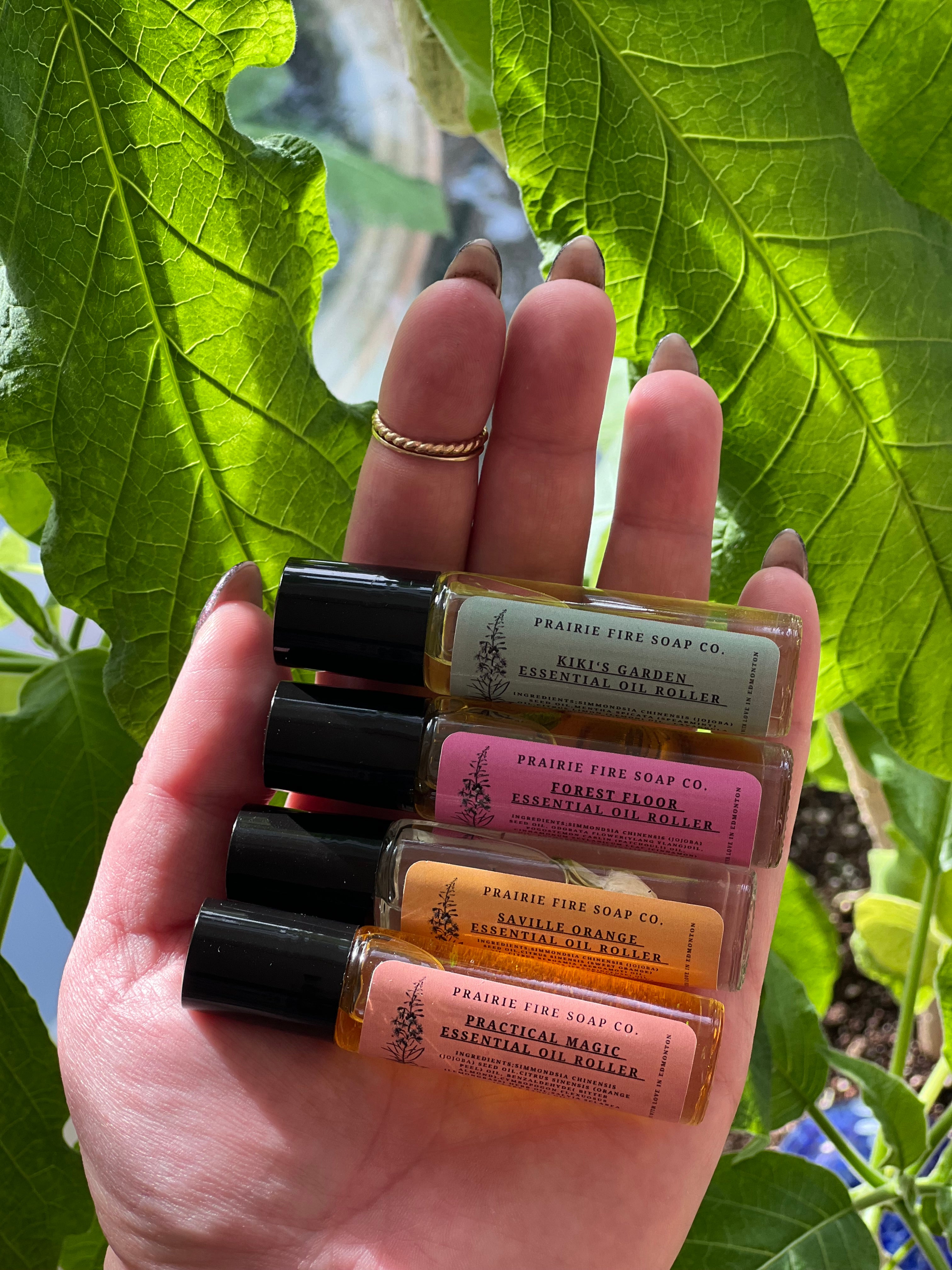 Essential oils rollers – Prairie Fire Soap Co.